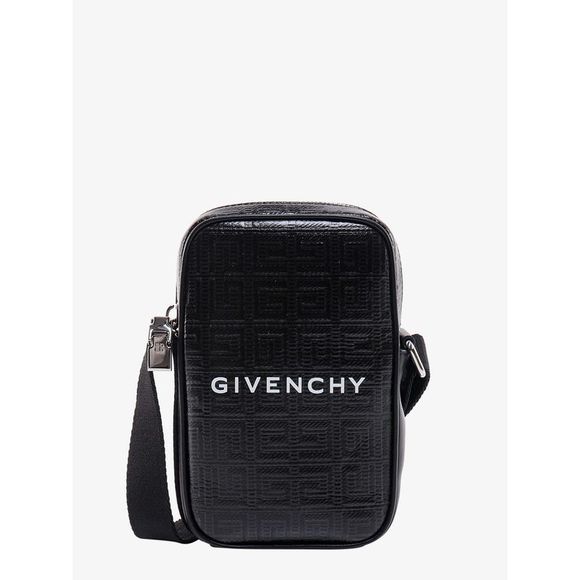 Givenchy | Bags | Givenchy Man Coated Canvas Shoulder Bag With Allover ...